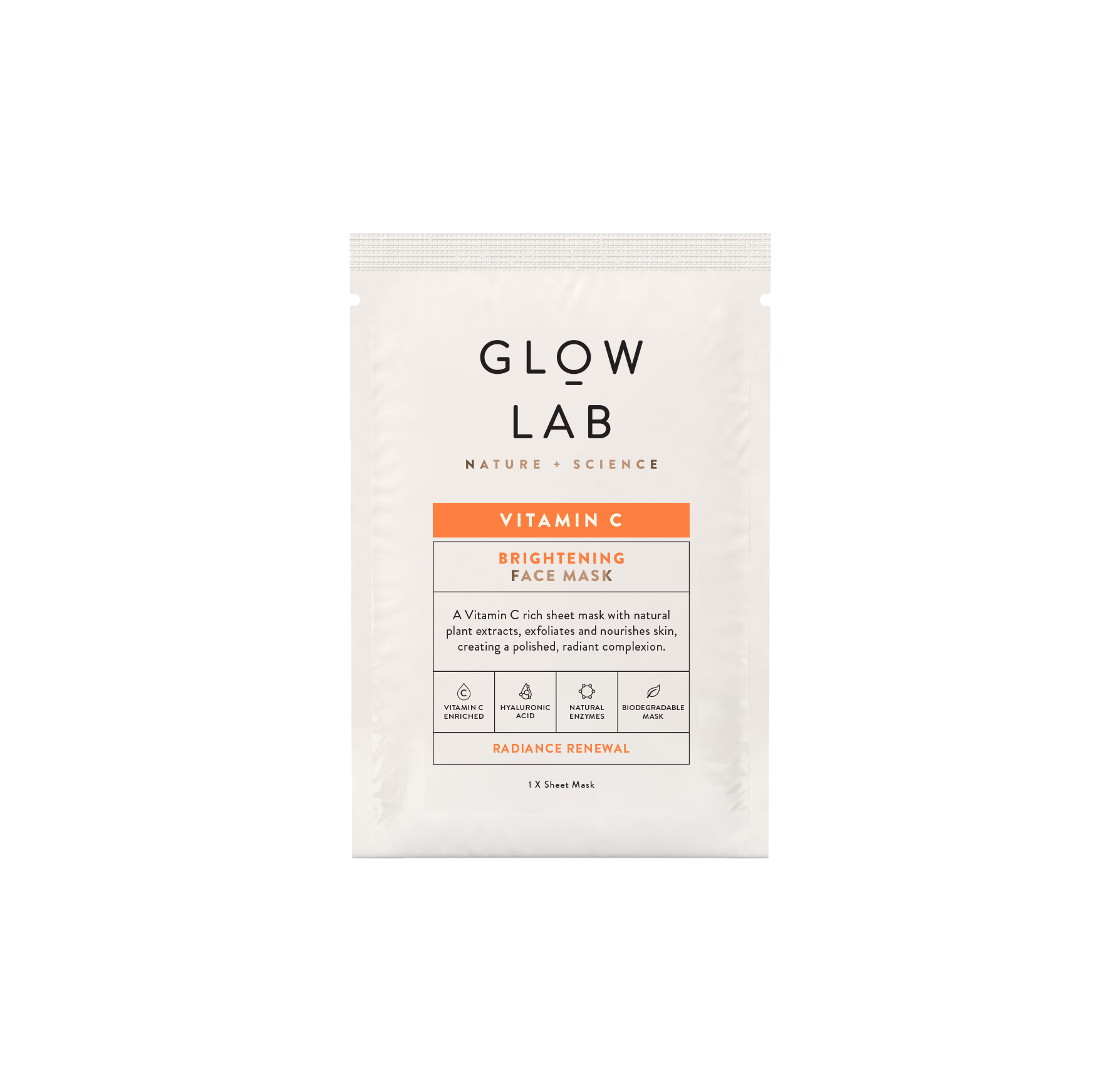 Vitamin C Brightening Face Mask – Glow Lab